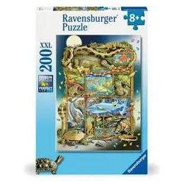 Ravensburger Kinderpuzzle 200 XXL Teile - Reptilien im Regal