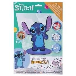 CRAFT Buddy CAXLBD-DNY001 - Crystal Art XL Buddies, Stitch Disney Series XL, Figur 20 cm, Kristallkunst-Bastelset