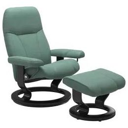 Relaxsessel stressless "Consul", gr&uuml;n (aqua gr&uuml;n paloma), B:72cm H:94cm T:70cm, Leder BATICK: BATICK ist ein leicht korrigiertes, durchgef&auml;rbtes und genarbtes M&ouml;belleder, bei dem die meisten Unebenheiten und Spuren in der Regel entfernt wurden.;Leder PALOMA: PALOMA ist ein durchgef&auml;rbtes Semianilin-M&ouml;belleder mit nat&uuml;rlicher Narbung.;ROHLEDER Stoff Q2 FARON: Ein fester zuverl&auml;ssiger Boucl&eacute; mit ein