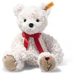 Steiff 113833 - Soft Cuddly Friends, Teddyb&auml;r Jimmy Love, wei&szlig;, 30cm
