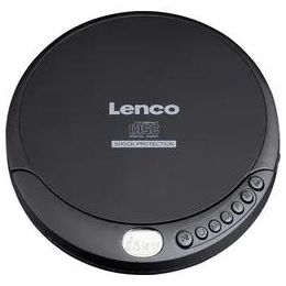 Lenco CD-200 Tragbarer CD-Player CD, CD-RW, MP3 Akku-Ladefunktion Schwarz