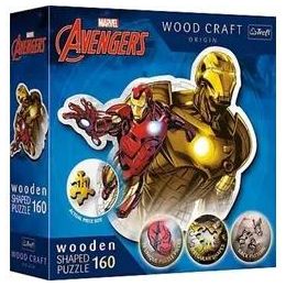 Trefl Holz Puzzle 160 Marvel Avengers - Ironman's Flug