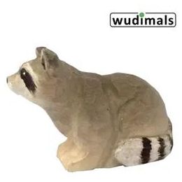 Corvus Wudimals A040481 - Waschb&auml;r, Racoon, handgeschnitzt aus Holz