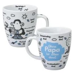 Sheepworld Tasse Ohne Papa ist alles doof