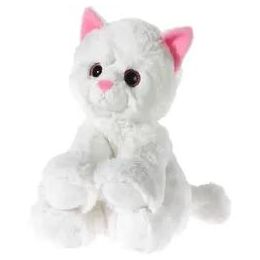 Heunec GLITTER-KITTY Katzen-Baby wei&szlig;