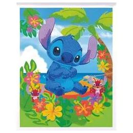 CRAFT Buddy CAS-DNY901L - Crystal Art Scroll, Disney Lilo & Stitch, Motiv: Stitch, Scrollbild 35x45cm, Kristallkunst-Bastelset