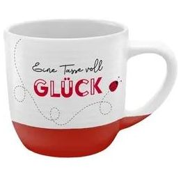 Sheepworld Tasse Rillen Motiv "Gl&uuml;ck"