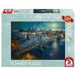 Schmidt Spiele Mond &uuml;ber Manhatten, Puzzle Thomas Kinkade 2.000 Teile