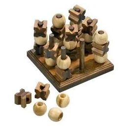 Philos Tic Tac Toe, 3D, Bambus