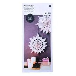 Rico Design PAPIERT&Uuml;TEN STERNE SET, WEISS