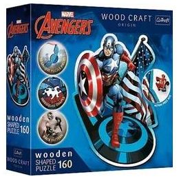 Trefl Holz Puzzle 160 Marvel Avengers - Captain America