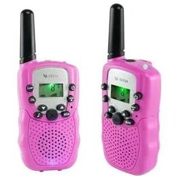 X4-TECH Walkie Talkie 2er Set pink
