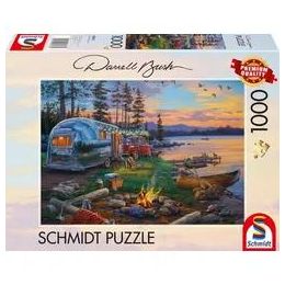 Schmidt Spiele Campingidyll am See, Puzzle Darrel Bush 1.000 Teile