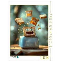 Calvendo Puzzle Lustiges Toastbrot 1000 Teile Lege-Gr&ouml;&szlig;e 64x48cm Foto-Puzzle f&uuml;r gl&uuml;ckliche Stunden