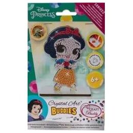 CRAFT Buddy CAFGR-DNY003 - Crystal Art Buddies, Snow White Disney Series 2, Schneewittchen, Figur 11cm, Kristallkunst-Bastelset