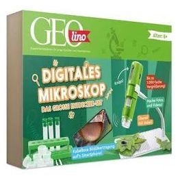 Franzis 67184 - GEOLINO Digitales Mikroskop, das gro&szlig;e Entdecker-Set mit Experimentierideen f&uuml;r drinnen und drau&szlig;en f&uuml;r Kinder ab 8 Jahren, inkl. 96-seitigem Begleitbuch
