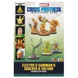 ATOMIC MASS GAMES Marvel Crisis Protocol - Electro & Sandman & Shocker & Vulture DE/EN/ES/FR