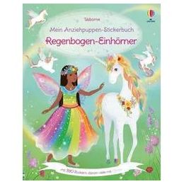 USBORNE Mein Anziehpuppen-Stickerbuch: Regenbogen-Einh&ouml;rner