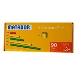 Matador 21210 - Maker St&auml;bchen-Set, 90 Teile, Baukasten-Erweiterung, Konstruktionsbaukasten, ab 3 Jahren, Spielend lernen!