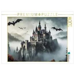 Calvendo Puzzle Das Schloss von Dracula in Transsilvanien 1000 Teile Lege-Gr&ouml;&szlig;e 64x48cm Foto-Puzzle f&uuml;r gl&uuml;ckliche Stunden