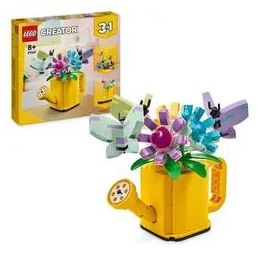 Lego Creator 3in1 31149 Gie&szlig;kanne mit Blumen, baubare Deko mit 3 Modellen