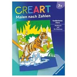 Ravensburger CreArt Malen nach Zahlen ab 7: Gef&auml;hrliche Tiere