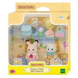 Sylvanian Families L5747 - Nursery Friends Walk Along Duo, Erlebniskindergarten Freunde Sonnenschein, Puppen-Spielset