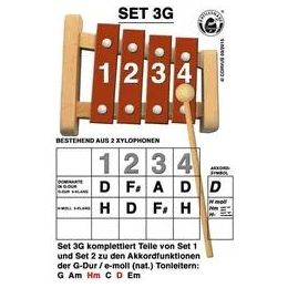 Corvus A600284 - Rattlesnake, Akkord-Glockenspiel Set 3G, Xylophon