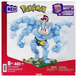 Mattel MEGA Pok&eacute;mon Machomei Bauspielzeug-Set (401 Teile) mit 1 beweglichen Figur f&uuml;r Kinder