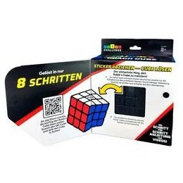 Spin Master Rubik's Coach Cube, L&ouml;sen des 3x3 Zauberw&uuml;rfels mit Aufklebern, Anleitung und Videos lernen Zappelspielzeug f&uuml;r Erwachsene &brvbar; f&uuml;r Kinder