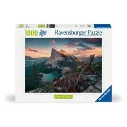 Ravensburger Erwachsenenpuzzle 1000 Teile - Abends in den Rocky Mountains