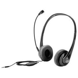 HP T1A66AA Over Ear Headset kabelgebunden Stereo Schwarz Mikrofon-Rauschunterdr&uuml;ckung Lautst&auml;rkeregelung Computer
