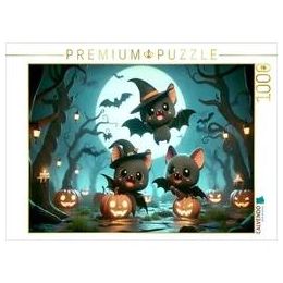 Calvendo Puzzle Das Halloween-Abenteuer der kleinen Vampirflederm&auml;use 1000 Teile Lege-Gr&ouml;&szlig;e 64x48cm Foto-Puzzle f&uuml;r gl&uuml;ckliche Stunden