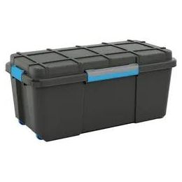 KIS 241507 Aufbewahrungsbox Scubba stapelbar (B x H x T) 780 x 350 x 395 mm Grau-Blau, Schwarz 1 St.