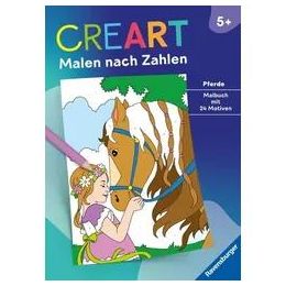 Ravensburger CreArt Malen nach Zahlen ab 5: Pferde