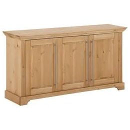 Kommode OTTO HOME "Melissa", beige (natur), B:132cm H:70cm T:39cm, Massivholz, Sideboards, Kommode, aus massiver Kiefer, FSC zertifiziert, 3-t&uuml;rig, Breite 132 cm