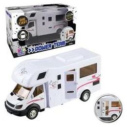 Happy People Die Cast Motorhome Wohnmobil wei&szlig; 17cm