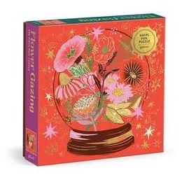 Abrams & Chronicle Books Flower Gazing. 500 Piece Foil Puzzle
