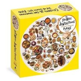 The 100 Most Jewish Foods: 500-Piece Circular Puzzle