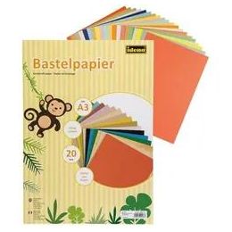 Idena Bastelpapier DIN A3 20 Blatt Karton/Papier