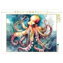 Calvendo Puzzle Oktopus 1000 Teile Lege-Gr&ouml;&szlig;e 64x48cm Foto-Puzzle f&uuml;r gl&uuml;ckliche Stunden