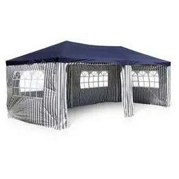 Vcm Pavillon Partyzelt Raucherzelt BLAU 3x6m