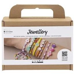 Creativ Company DIY Sets Beads Mini Kreativ Mix Schmuck, Farbenfrohe Armb&auml;nder, Kreativ Box
