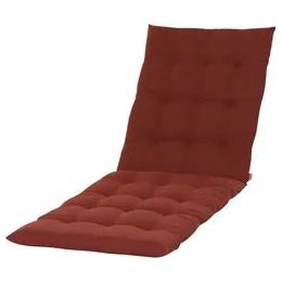 Liegenauflage siena GARDEN "ATRIA, 200 cm", orange (terrakotta), B:58cm H:6cm T:200cm, Polyester, Polsterauflagen, Dessin Uni, aus 100% recyceltem Polyester, in verschiedenen Farben