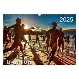 TRIATHLON 2025 (Wandkalender 2025 DIN A3 quer), Calvendo Monatskalender