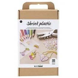Creativ Company DIY Sets Plastikschrumpffolie Kreativ Mix Plastikschrumpfplatten, Schmuck, Kreativ Box
