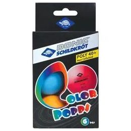 Donic Schildkr&ouml;t TT-Ball COLOUR POPPS 6er Schachtel