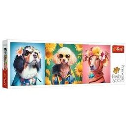 Trefl Puzzle 500 Panorama Hunde Fashion Week