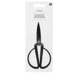 Rico Design Bastelschere Schwarz, 14 cm / 5,5"