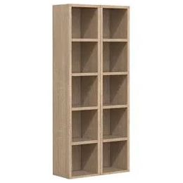 Vcm Holz CD DVD Stand Aufbewahrung Deko Regal Megosa S